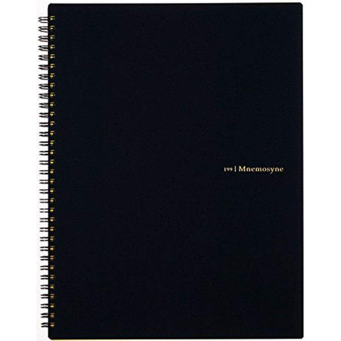 Maruman Mnemosyne Notebooks - Black - Lined - A4