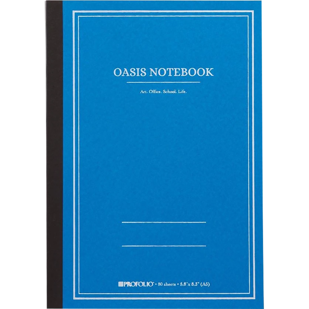 Oasis ProFolio Notebook - Sky Blue - Medium - Pen Boutique Ltd
