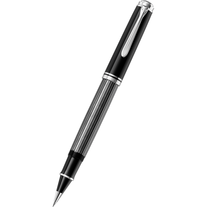Stylo roller Pelikan Souveran - R405 Stresemann Rayure Anthracite