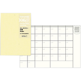 Traveler's Notebook P06 Refill - Passport Size - Free Diary Monthly ...
