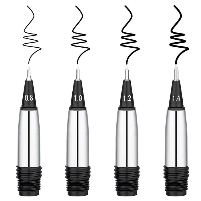 Yookers Metis Fiber Pen - Grey - Fine - Pen Boutique Ltd